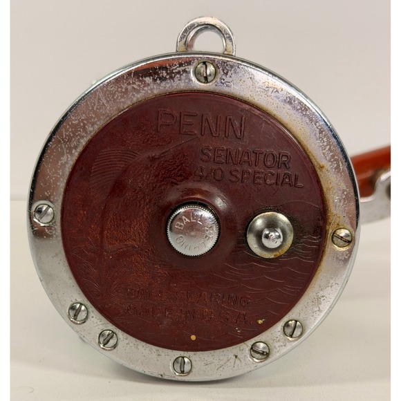 Other | Vintage Penn Senator 4 113h Reel Ball Bearing Ht 100 Drag Made ...
